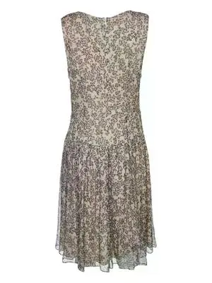 Max Mara Silk Printed Mini Dress