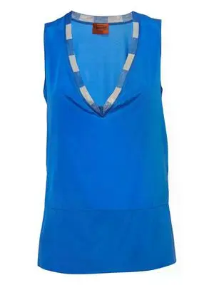 Missoni Silk-blend V-neck Top