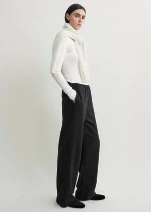 TOTEME Cashmere-wool Blend Trousers