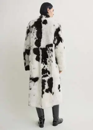TOTEME Shearling Coat - Black