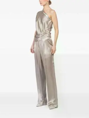 THE SEI Asymmetric-lapel Top - Neutrals
