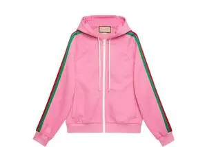 Gucci Gg Jersey Jacquard Zip Jacket