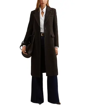 Reiss Checked Coats For Women