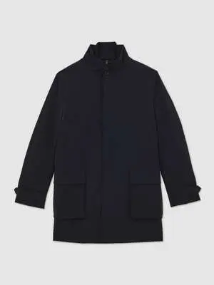 REISS Atelier 100% Cashmere Hybrid Overcoat With Removable Gilet