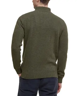 Barbour Nelson Essential Quarter Zip Sweater - Seaweed