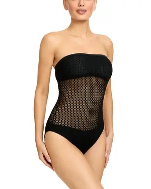 Robin Piccone Charlotte Bandeau One-piece Swimsuit