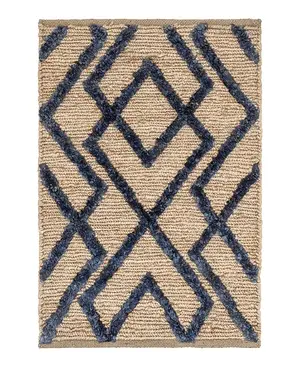 DASH & ALBERT Dash Albert Annie Selke Marco Da773 Runner, 2'6x8'0 - Navy
