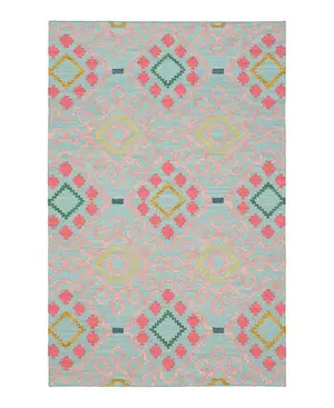 DASH & ALBERT BY ANNIE SELKE Dash Albert Annie Selke Da1783 Jelly Roll Area Rug, 8'0x10'0 - Multi