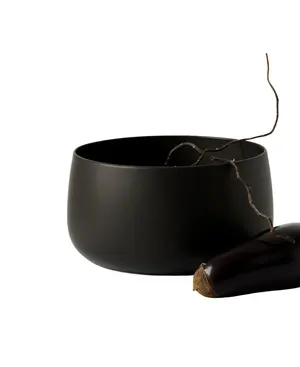 GHARYAN STONEWARE Serving Bowl - Matte Black