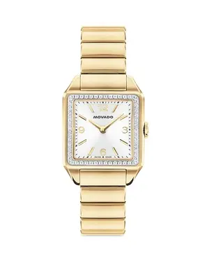 Movado Heritage Series 1917 Watch - White/gold