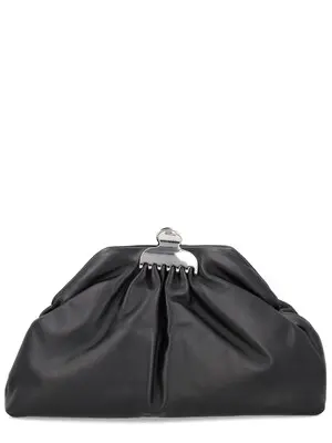 Marc Jacobs Clutch With Clasp - Black