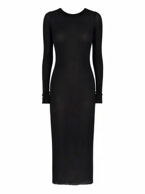 Rick Owens Off The Shoulder Day Dresses