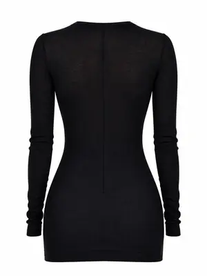 Rick Owens Long-sleeved T-shirt - Black