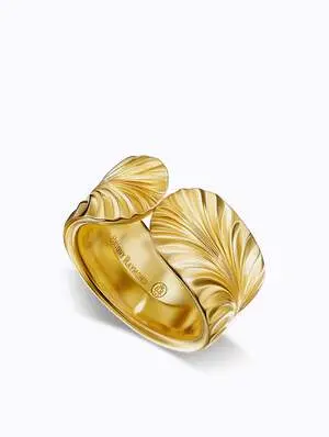 BRIONY RAYMOND Aurora Acanthus Ring - 18 Karat Yellow Gold