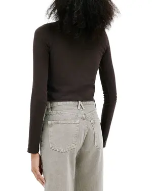 SLVRLAKE Baby Long Sleeve Cropped Tee