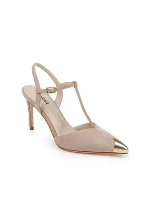 L'Agence Kaveh Slingback Pump - Cappuccino Suede