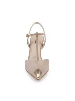 L'Agence Kaveh Slingback Pump - Cappuccino Suede