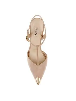 L'Agence Kaveh Slingback Pump - Cappuccino Suede