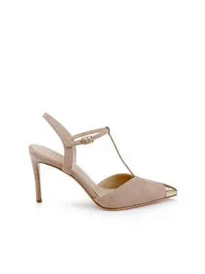 L'Agence Kaveh Slingback Pump - Cappuccino Suede