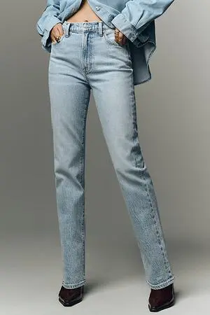 PISTOLA Bri High-rise Straight-leg Jeans