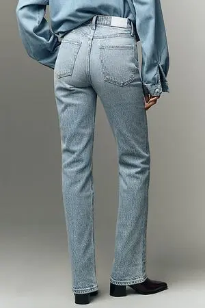 PISTOLA Bri High-rise Straight-leg Jeans