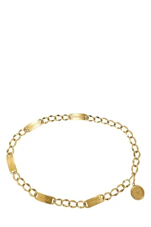 Chanel Nameplate Chain Belt - Gold