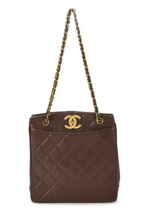 Chanel Quilted Caviar Leather Tote