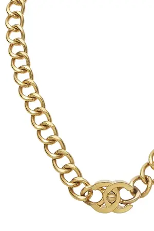 Chanel Cc Turnlock Choker