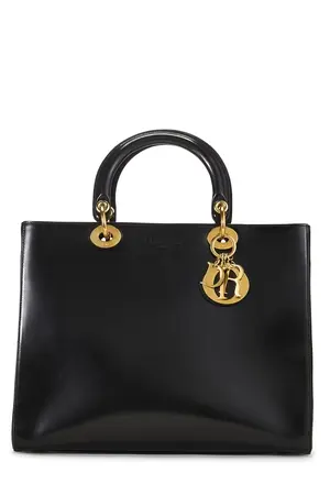 Dior Lady Patent Leather Handbag