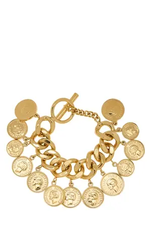 Chanel Coco Coins Charm Bracelet - Gold