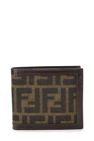 Fendi Zucca Canvas Bifold Wallet - Brown
