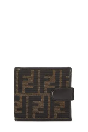 Fendi Zucca Canvas Bifold Wallet - Brown