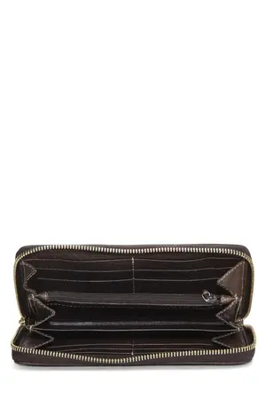 Gucci Original Gg Canvas Bamboo Zip Wallet