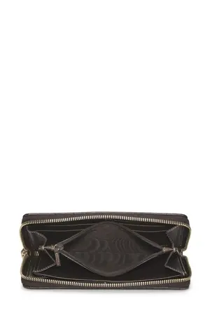 Gucci Original Gg Canvas Bamboo Zip Wallet