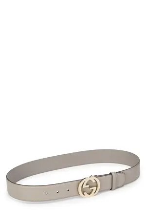 Gucci Interlocking Gg Leather Belt