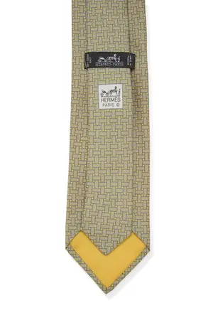 Hermès Printed Neck Tie