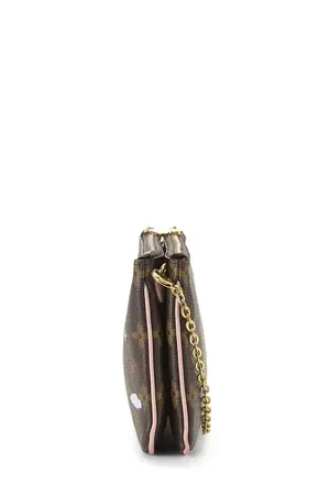 LOUIS VUITTON Monogram Vivienne Double Zip Pochette