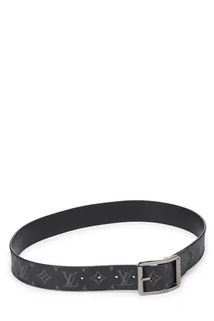 LOUIS VUITTON Monogram Eclipse Ceinture 85