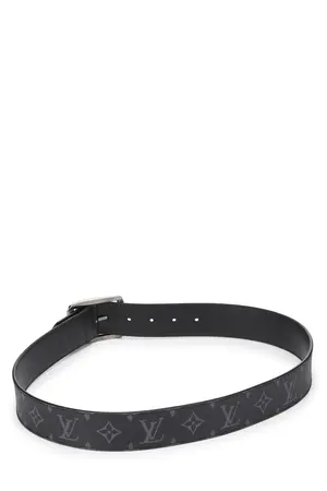 LOUIS VUITTON Monogram Eclipse Ceinture 85