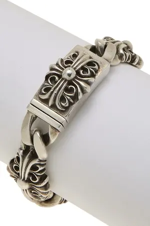 Chrome Hearts Sterling Keeper Link Bracelet - Silver