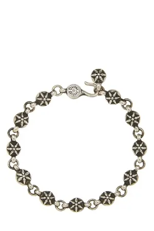 Chrome Hearts Sterling Star Ball Bracelet - Silver