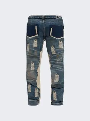 WHO DECIDES WAR BY EV BRAVADO Howdy Denim Jeans