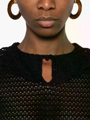 Chloé Crochet Knit Top