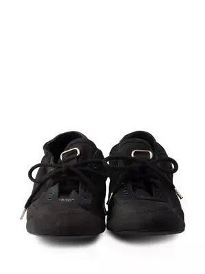 Prada Collapse Canvas Sneakers - Black