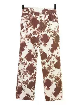 REFORMATION 90s Mid-rise Straight Jeans - Brown