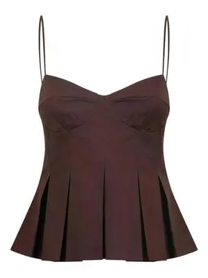 Clea Iris Pleat Top