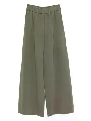 FORTE_FORTE Elastic-waistband Trousers - Green