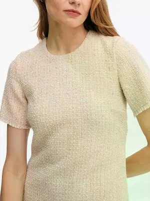JOOP! Fringed Hem Dress