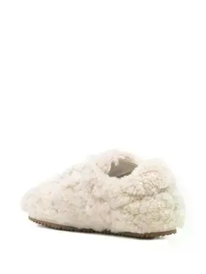 Axel Arigato Tact Shearling Runner Sneakers - Neutrals