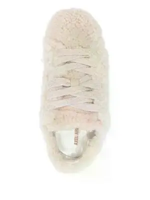 Axel Arigato Tact Shearling Runner Sneakers - Neutrals